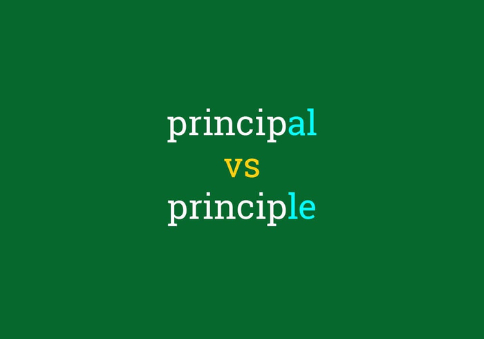 Principal和Principle，原则和校长中间隔了一个e的距离
