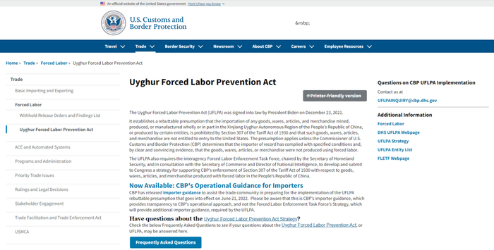 后续！美国抵制新疆棉UFLPA实体清单公布__财经头条__新浪财经