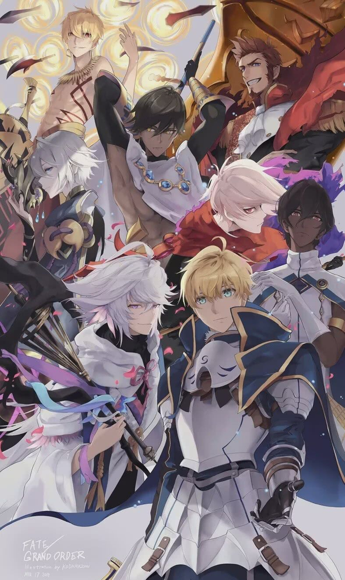 动漫壁纸 一组很漂亮的Fate作品 画师kodamazon