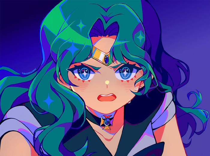 插画师savisavichan笔下的美少女战士……