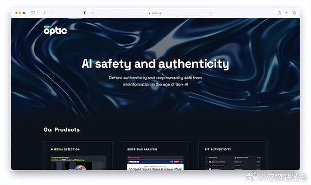Optic.xyz提高人工智能领域的安全和真实__财经头条__新浪财经