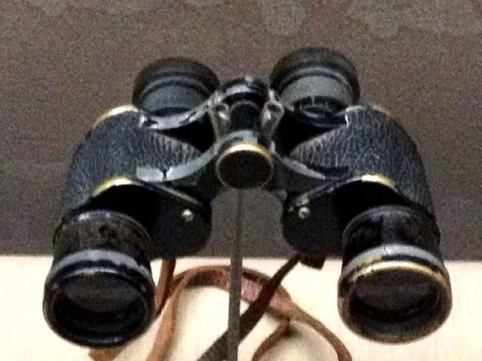 抗战博物馆望远镜辨识