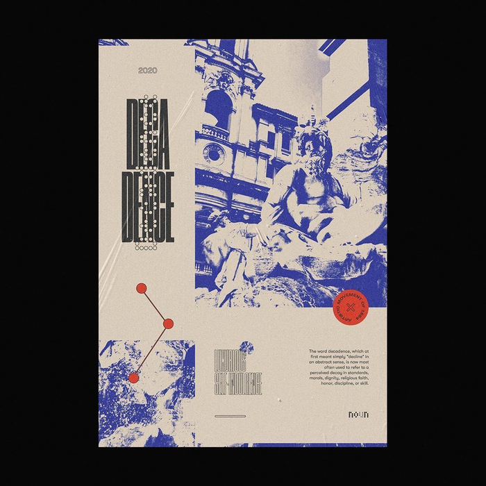 来自设计师 Luke Brickett 的三原色彩平面设计.