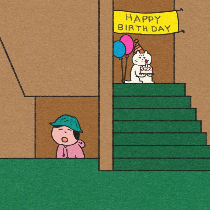 韩国插画师 Gomatsu 笔下的小世界.