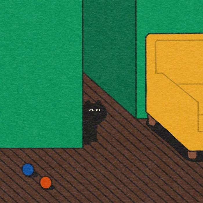 韩国插画师 Gomatsu 笔下的小世界.