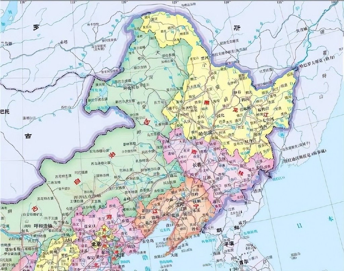 一张地图带你了解黑龙江省的前世今生|黑龙江省|行省|沙俄_新浪新闻