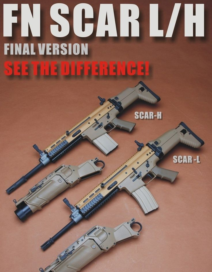 枪械图鉴FN SCAR突击步枪|突击步枪|弹匣|导轨|榴弹|发射器_新浪新闻