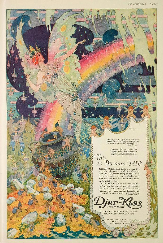 仙女的彩妆——曾名噪一时的护肤品牌Djer-Kiss在1920年代前后的……