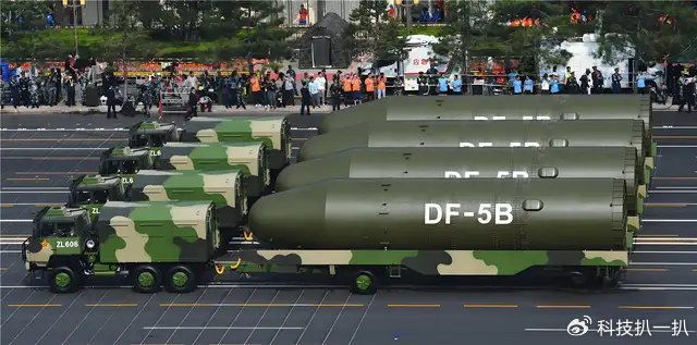 我军东风5B被保留，具有自身优势，战术意图明显！