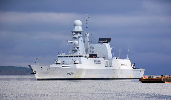 法国地平线级护卫舰，仅有的四艘之一的FS FORBIN……