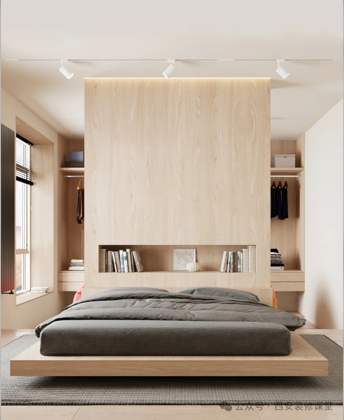 床头不靠墙，有意想不到的效果|床头|收纳|矮墙|矮柜|衣帽间_新浪新闻