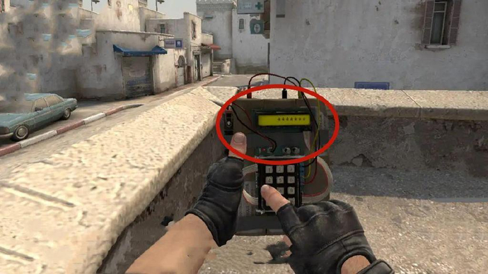 CSGO的隐藏彩蛋，匪家C4的密码，居然印在警家的拆弹包上