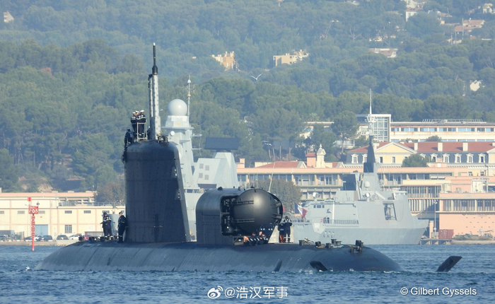 2023年10月14日法国海军梭子鱼级核动力攻击潜艇棱子鱼号FS