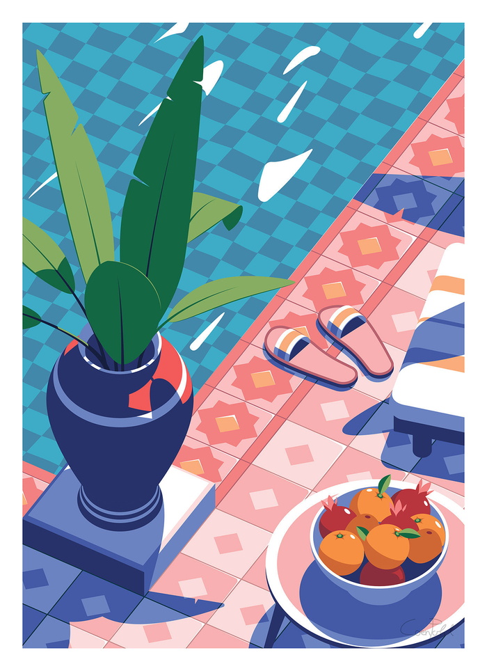 清爽矢量夏日 | Coen Pohl