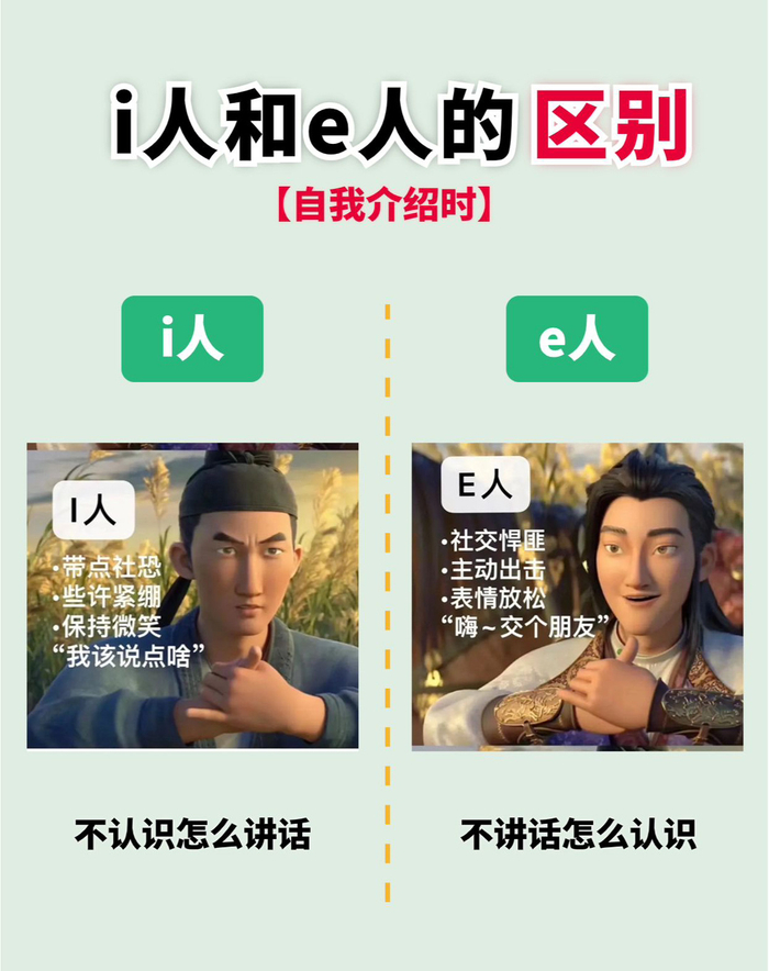 i人和e人大区别 我可以说我是ie人吗__财经头条