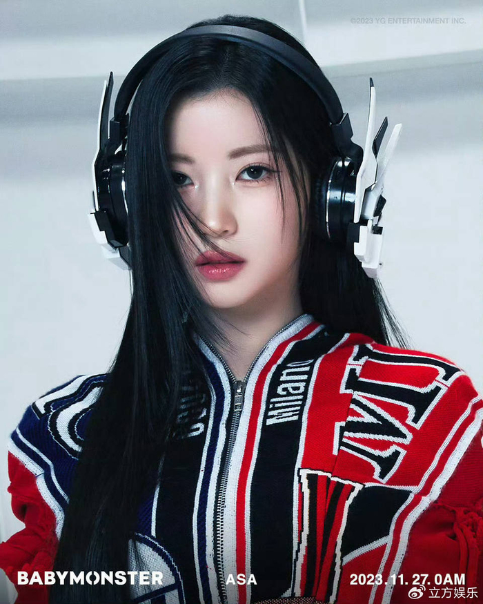 颜值养眼！YG新女团BABYMONSTER公开6位成员出道照|女团|五官|十分_新浪新闻