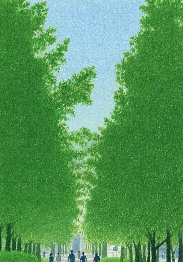 新鲜的带有生命力的绿色 | Youngchae Lee__财经头条