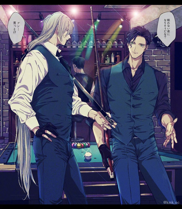 赤井秀一 X 琴酒，锁死他们！！！！ 日本画师 興路 twi：kmk_oc