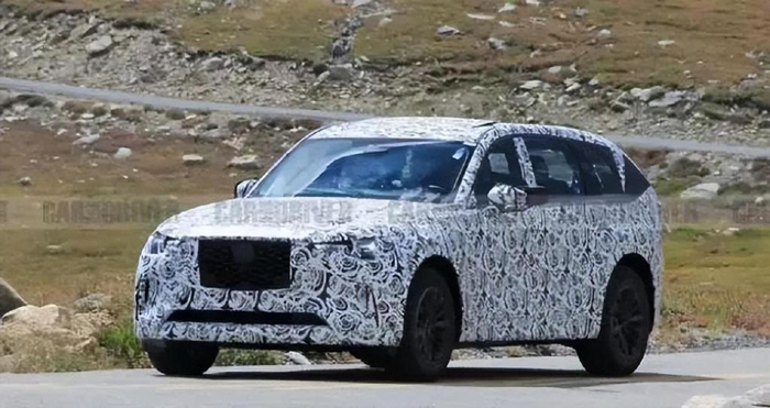 CX90实车渲染，销量也塞车的马自达，能靠这款SUV逆风翻盘吗？
