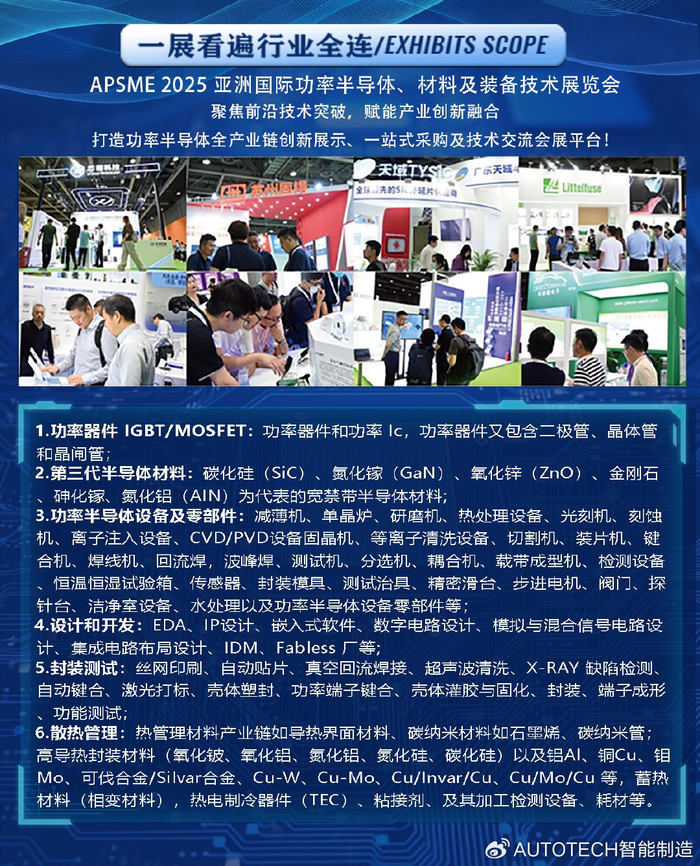 APSME 2025：感受行业魅力，探索功率半导体未来发展之路__财经头条__新浪财经
