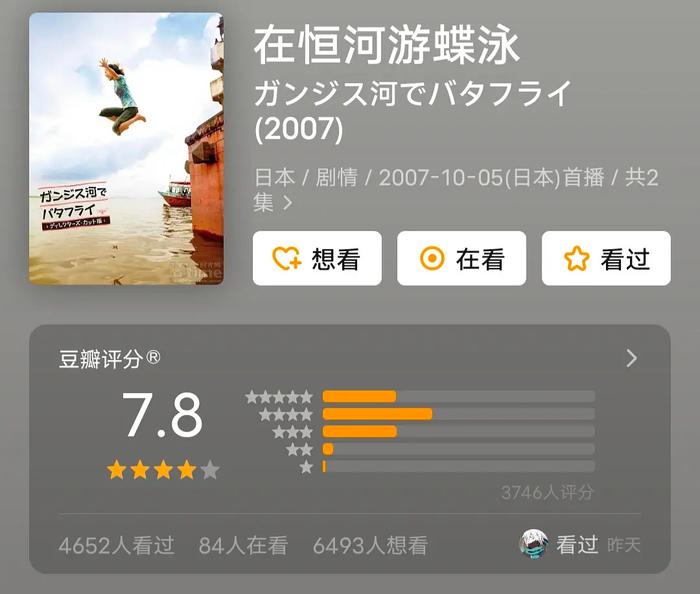 长泽雅美早期作品《在恒河游蝶泳》