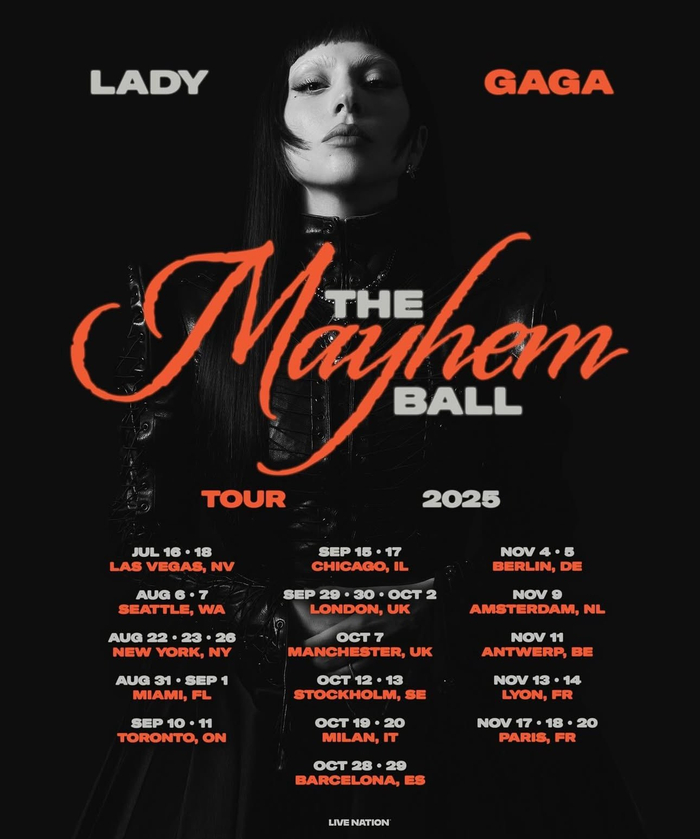 Lady Gaga 宣布 2025 年 MAYHEM Ball 巡回演唱会： 今年新加坡演出结束后…|怪物们|全球巡演|体育场|细节|新专辑_新浪新闻