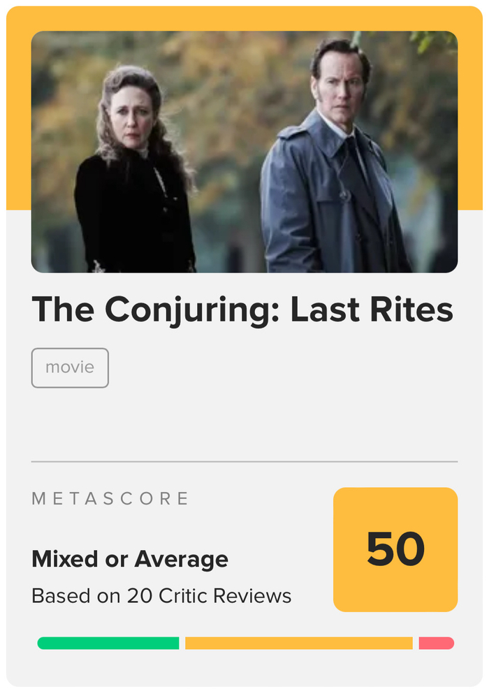 《招魂4》口碑遇冷，烂番茄新鲜度57%、Metacritic均分51__财经头条__新浪财经