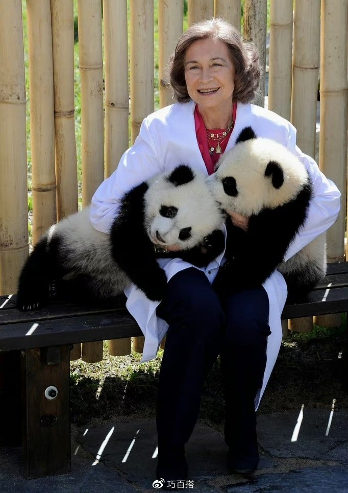 85岁索菲亚王后太有气质了！衬衫搭西装套装，精神干练贵气十足