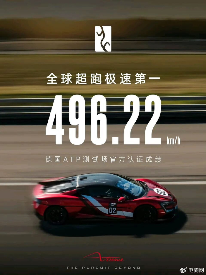 极速496.22km/h！仰望U9X成为全球跑得最快的汽车__财经头条__新浪财经
