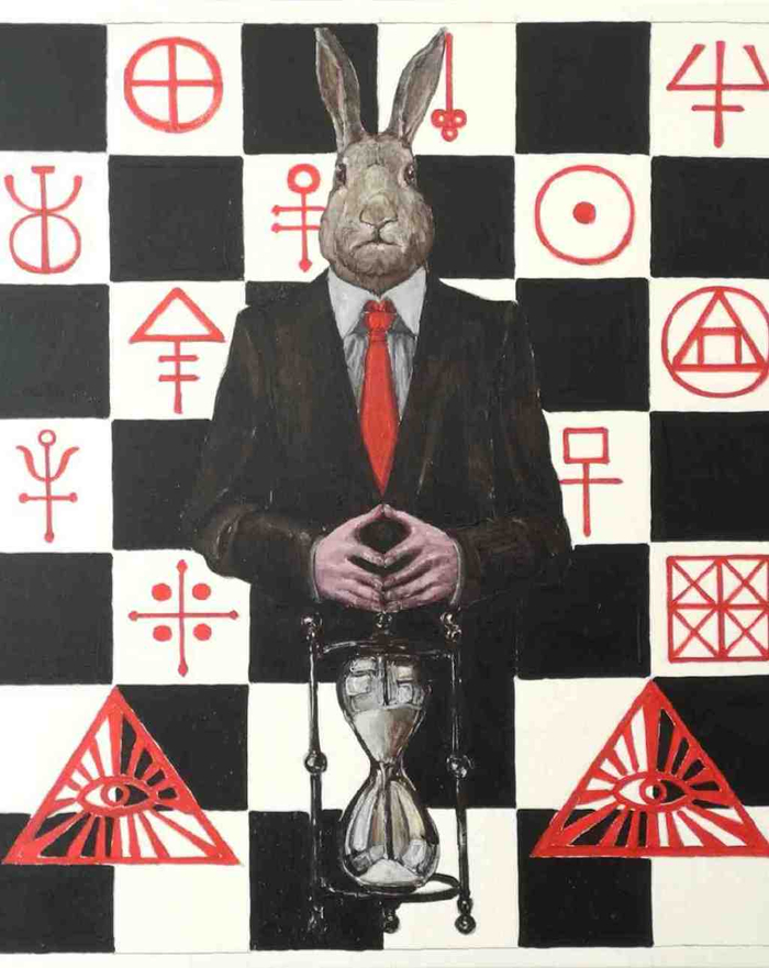 田圣：魔幻统觉，若即若离|油画|昆明市|昆明|载体|话题_新浪新闻