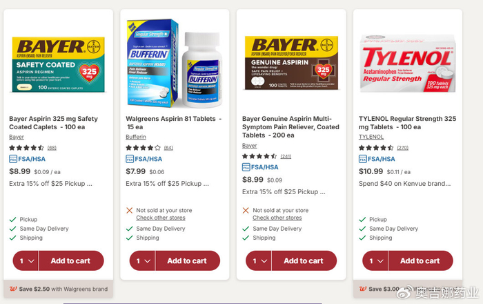 中国与美国的“三分钱药片”阿司匹林到底有没有可比性？|拜耳|阿司匹林|医药