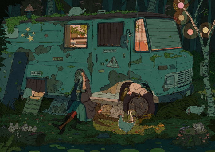 芬兰插画师 ionomycin 作品