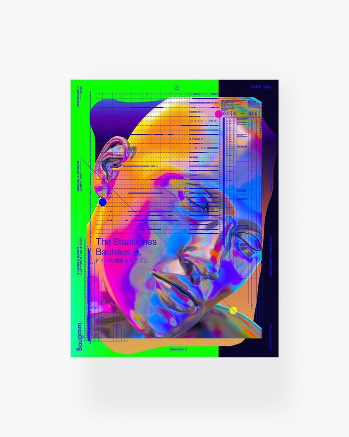 正在流行的酸性平面（Acid Graphic ）美学风格其源于迷幻艺术（Psy