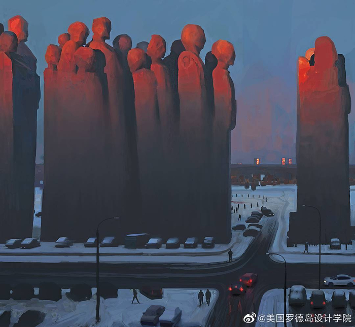 俄罗斯艺术家Andrey Surnov 来自莫斯科，他作品的风格多变