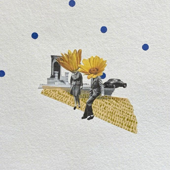 复古风拼贴装饰画 Carly Guppy