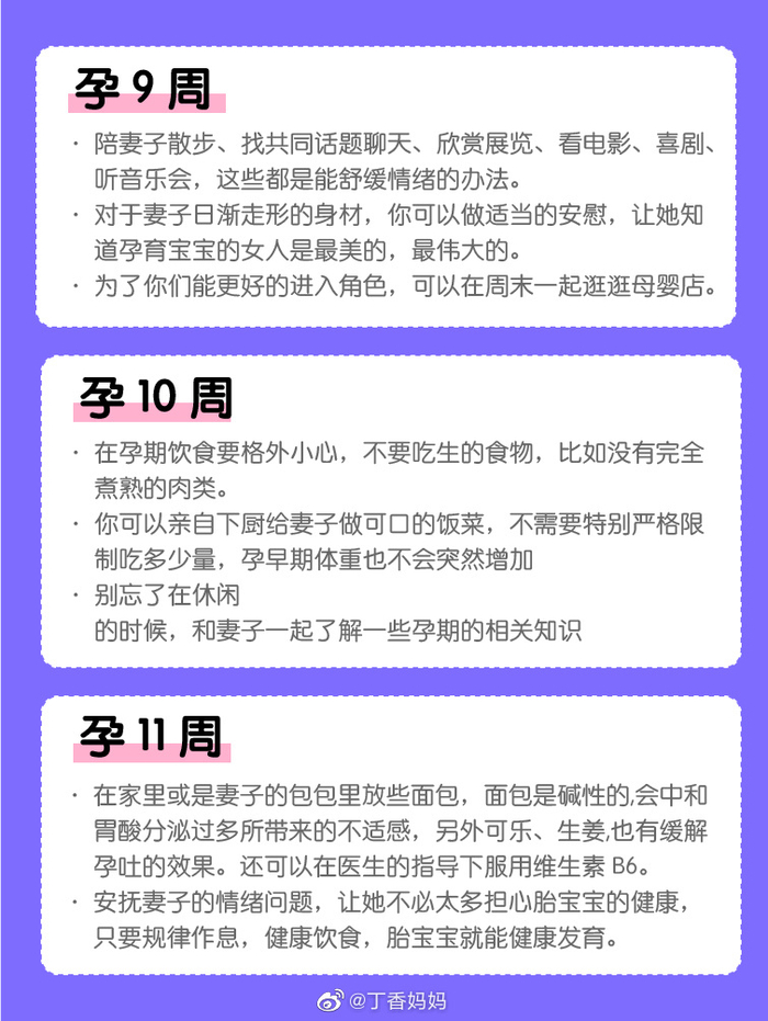 怀孕期间准爸爸要做什么？这份备忘录收好