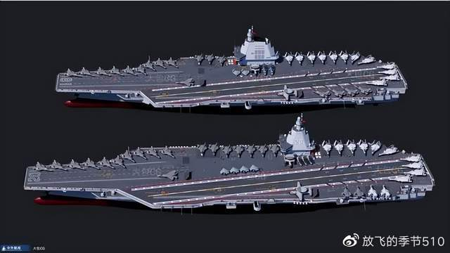 CV-19航母：003型的2号舰，与CV-18福建舰相比，舰体指标等有所改进