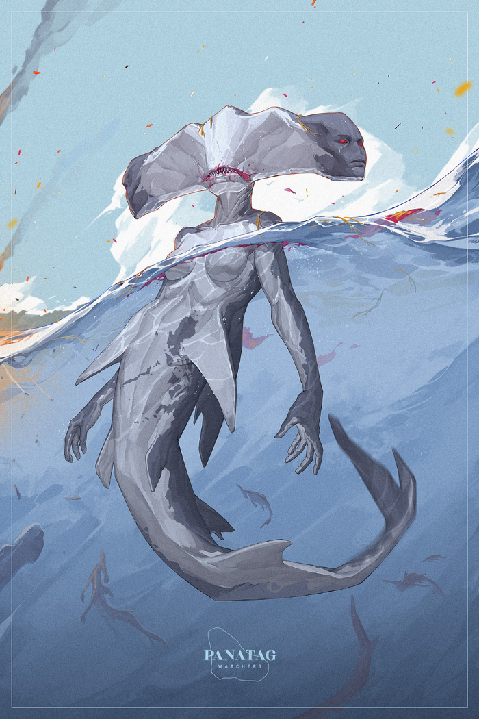 插画师John Patrick Gañas的作品怪诞神秘，笔触干净利落……