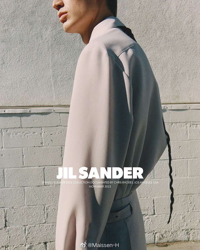 Jil Sander 2023春夏 静谧 简洁 舒服地美学 Chris Rhodes