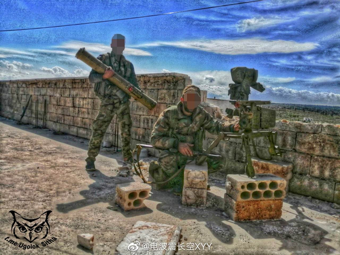 叙利亚陆军9M111反坦克导弹（AT-4）小组