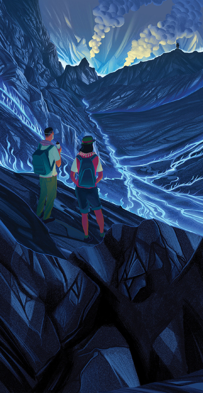 插画师 Sam Chivers 为在线杂志和旅游品牌 Atlas Obscura 设计制作了