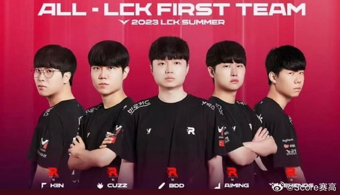 2023LCK夏季赛最佳阵容公布