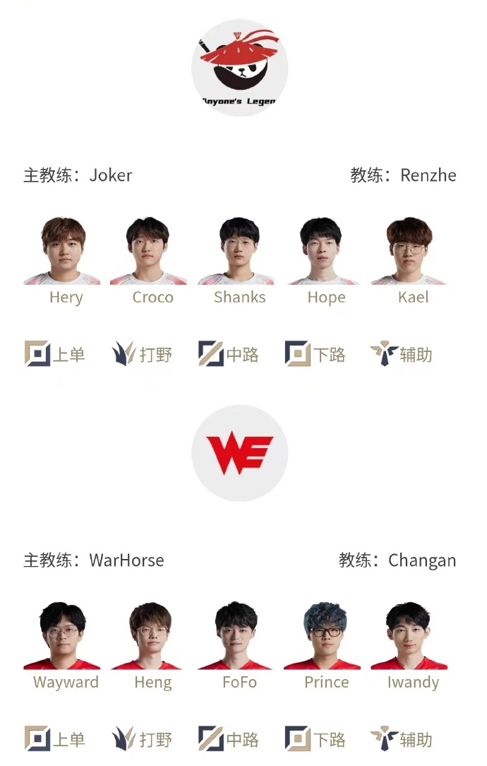 LPL今日首发：Shanks、Hope直面老东家WE__财经头条__新浪财经