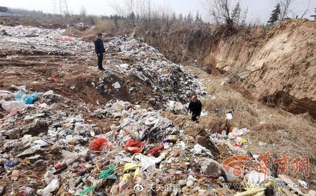 村里集体土地被采砂后留下大坑 如今又要用垃圾回填 西安市 临潼区 陕西省 村民 西渭阳村 新浪新闻