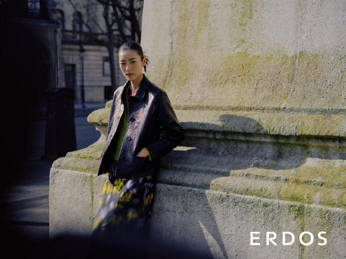 刘雯演绎的ERDOS 2024秋冬女装