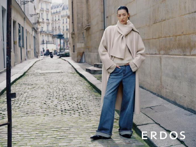 刘雯演绎的ERDOS 2024秋冬女装