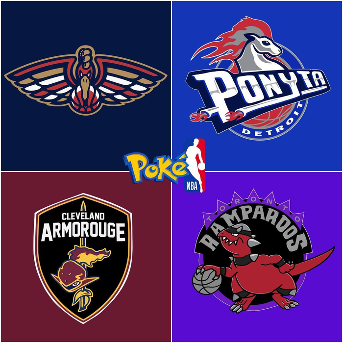POKEMON x NBA球队Logo__财经头条