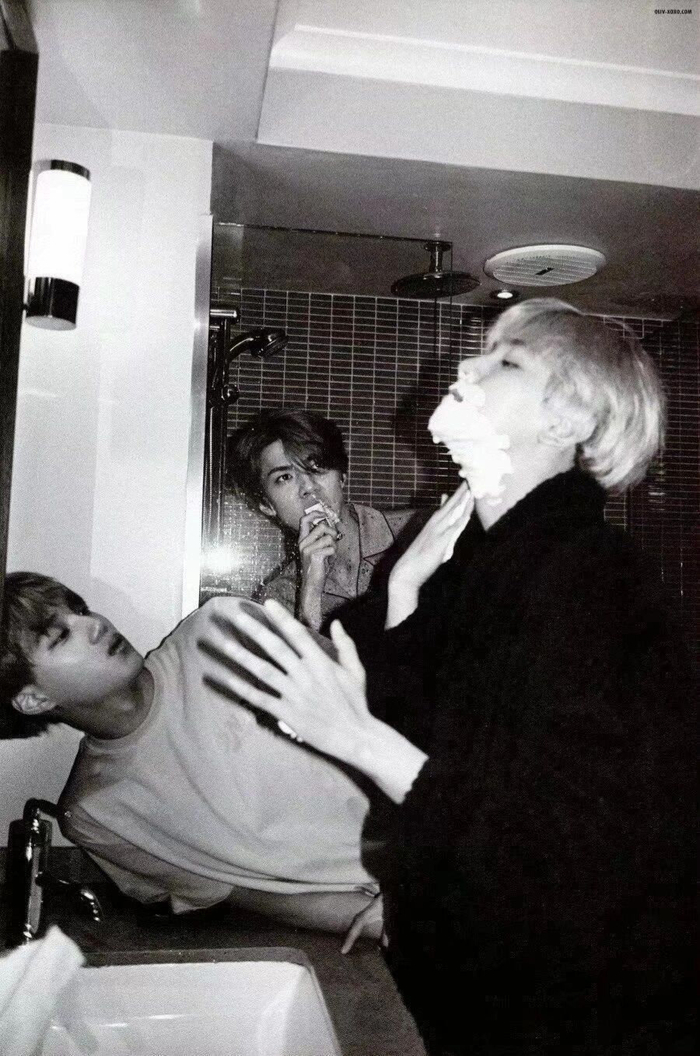 EXO出道颜值，EXO斐济写真全 套，这组照片真tm好看