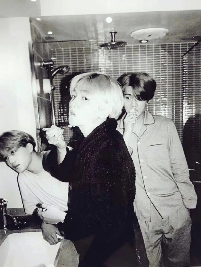 EXO出道颜值，EXO斐济写真全 套，这组照片真tm好看