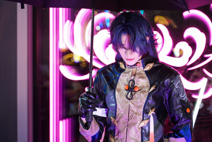 BW现场卡琳娜cos的刃真是帅到我尖叫！